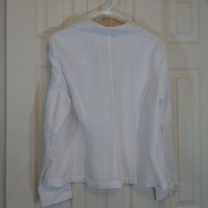 Charter Club | Jackets & Coats | Charter Club White Linen Jacket | Poshmark